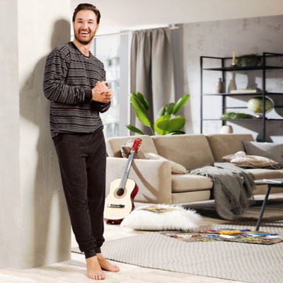 Erwin Müller Herren-Schlafanzug Frottee | eBay.de